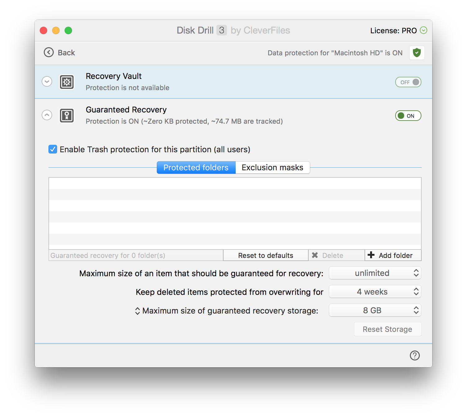 How to protect my data in Disk Drill? - Mac Data Recovery