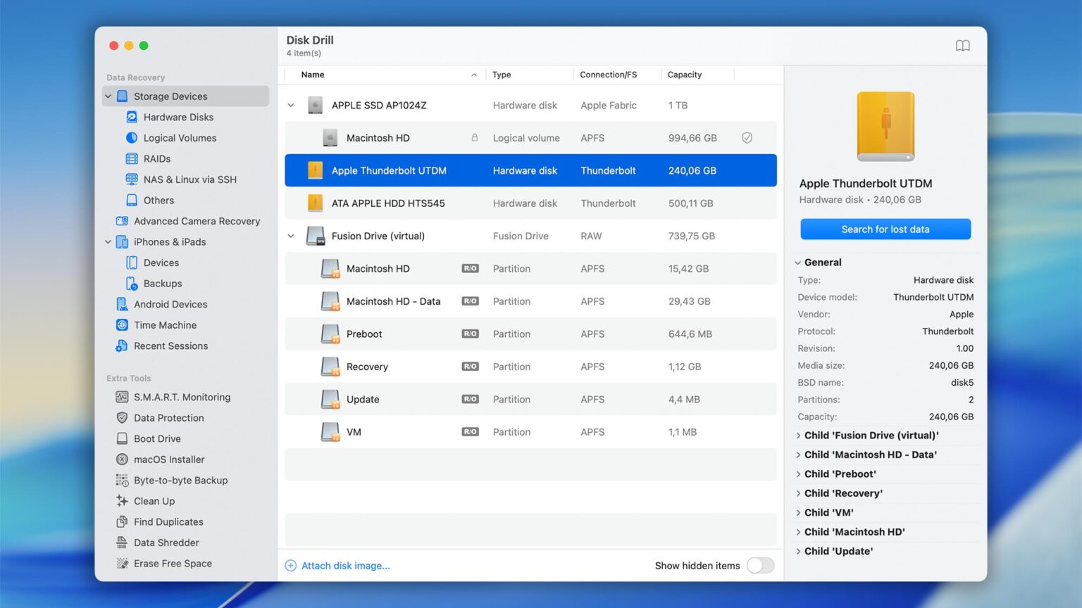 How To Recover Data From Another Mac in Target Disk Mode with Disk Drill