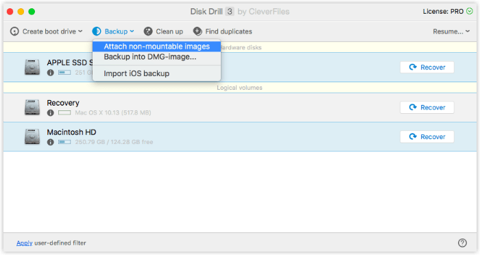 Byte-to-byte Backups: Effective Data Recovery from Damaged Disks on macOS