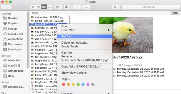 Recover Deleted Photos and Videos from Photo Booth on Mac