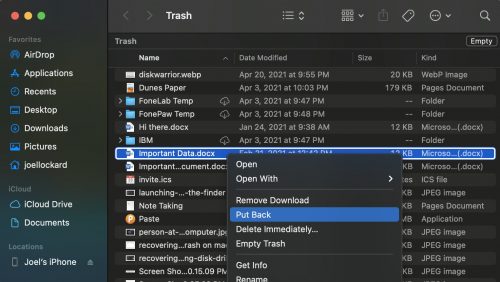 Recover Disappeared Desktop Files/Folders On Mac [2024]