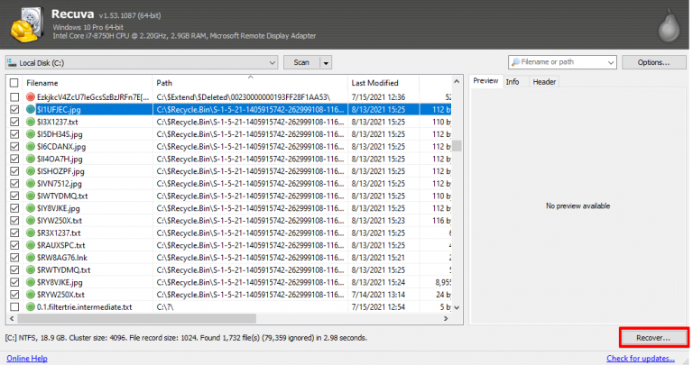 Recuva Data Recovery Tool Review [Updated in 2021]