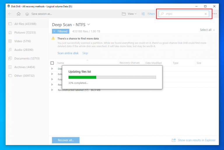 How to Recover Deleted MPO Files - 3 Methods
