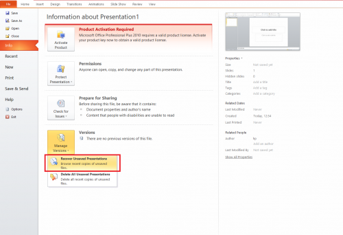 How to Recover Unsaved Powerpoint (.PPT) Files: Easy to Follow Guide
