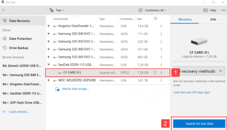 How to Recover Formatted Compact Flash (CF) Card - 2022