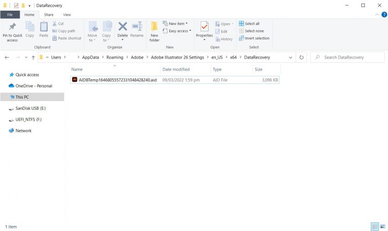 How to Recover Deleted / Unsaved Adobe Illustrator (AI) File