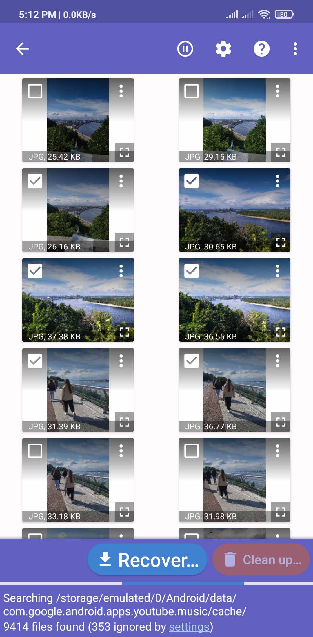 Delete photo recovery store
