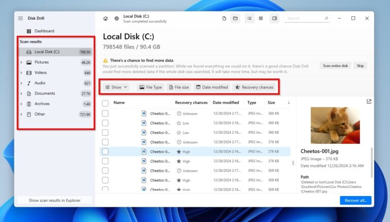 How to Find Disappeared Files on Windows 10 or 11