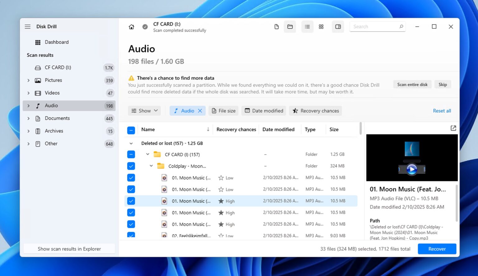4 Methods on How to Recover Deleted or Lost Music Files