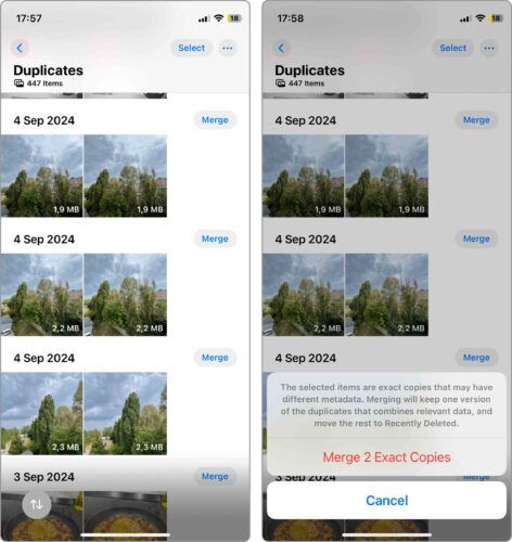 How to Delete Duplicate Photos on iPhone - iOS 17/18