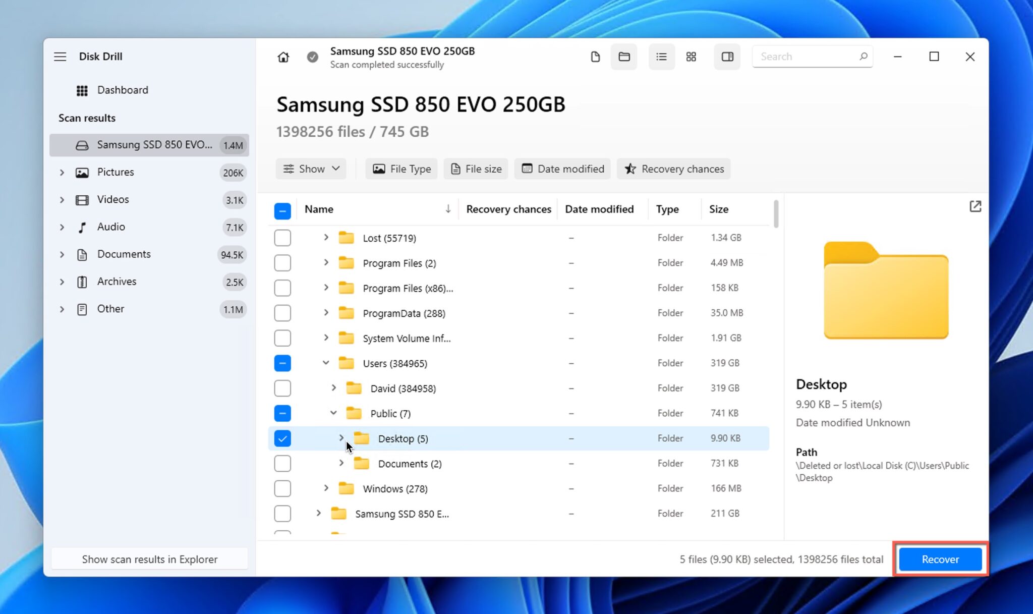 How to Recover Permanently Deleted Folders on Windows 11/10