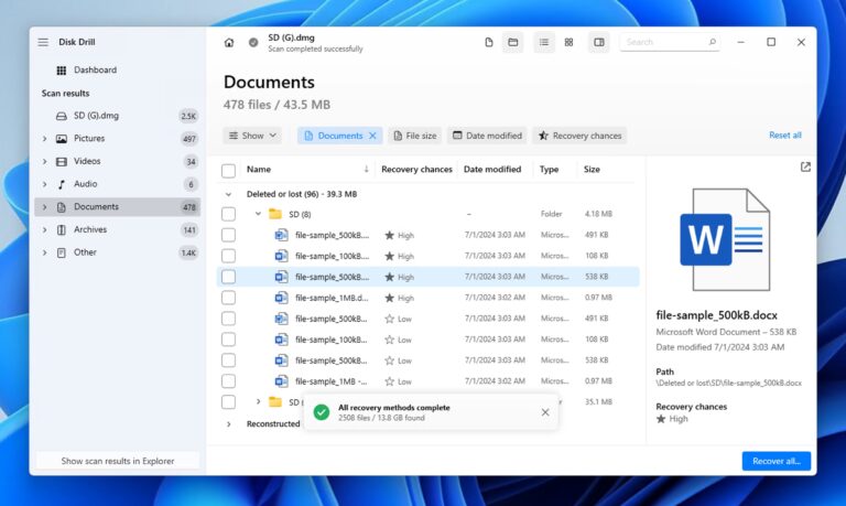 5 Ways to Recover Permanently Deleted Word Document (Free)