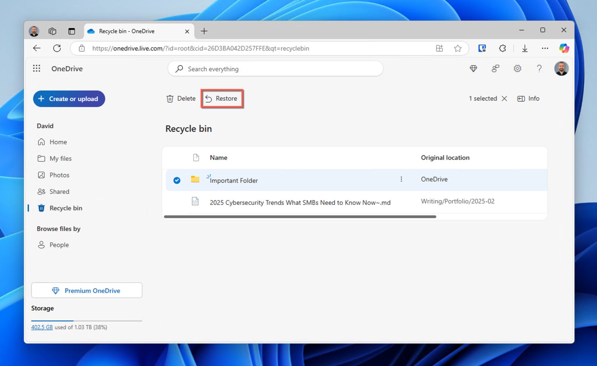 How to Recover Permanently Deleted Folders on Windows 11/10