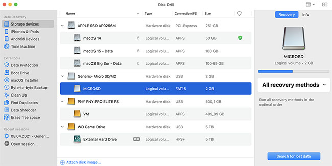 How to Recover Deleted Files from a microSD Card on Mac