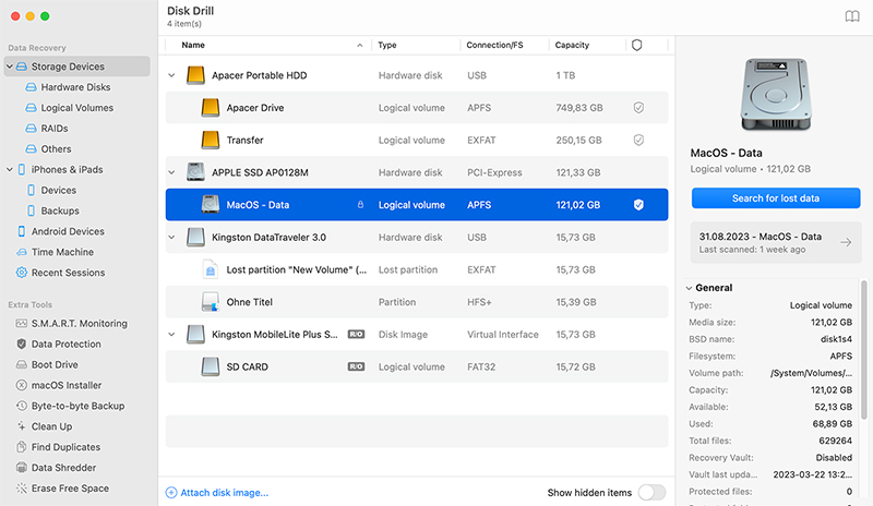 Apple Data Recovery Software for Mac. Test it for Free [2022]
