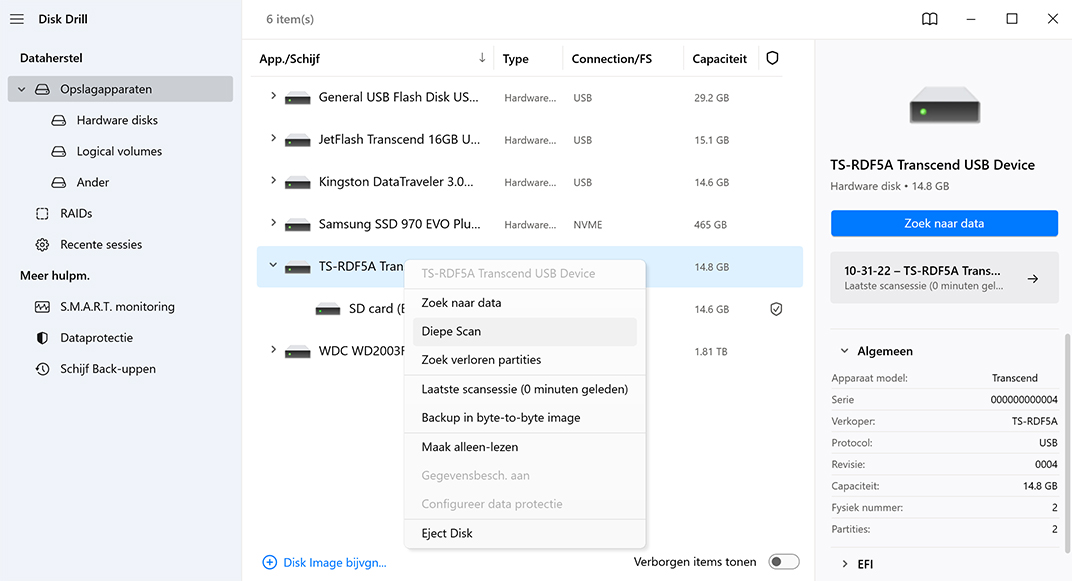Software voor Herstel van Geheugenkaart. Herstel SD-Kaart